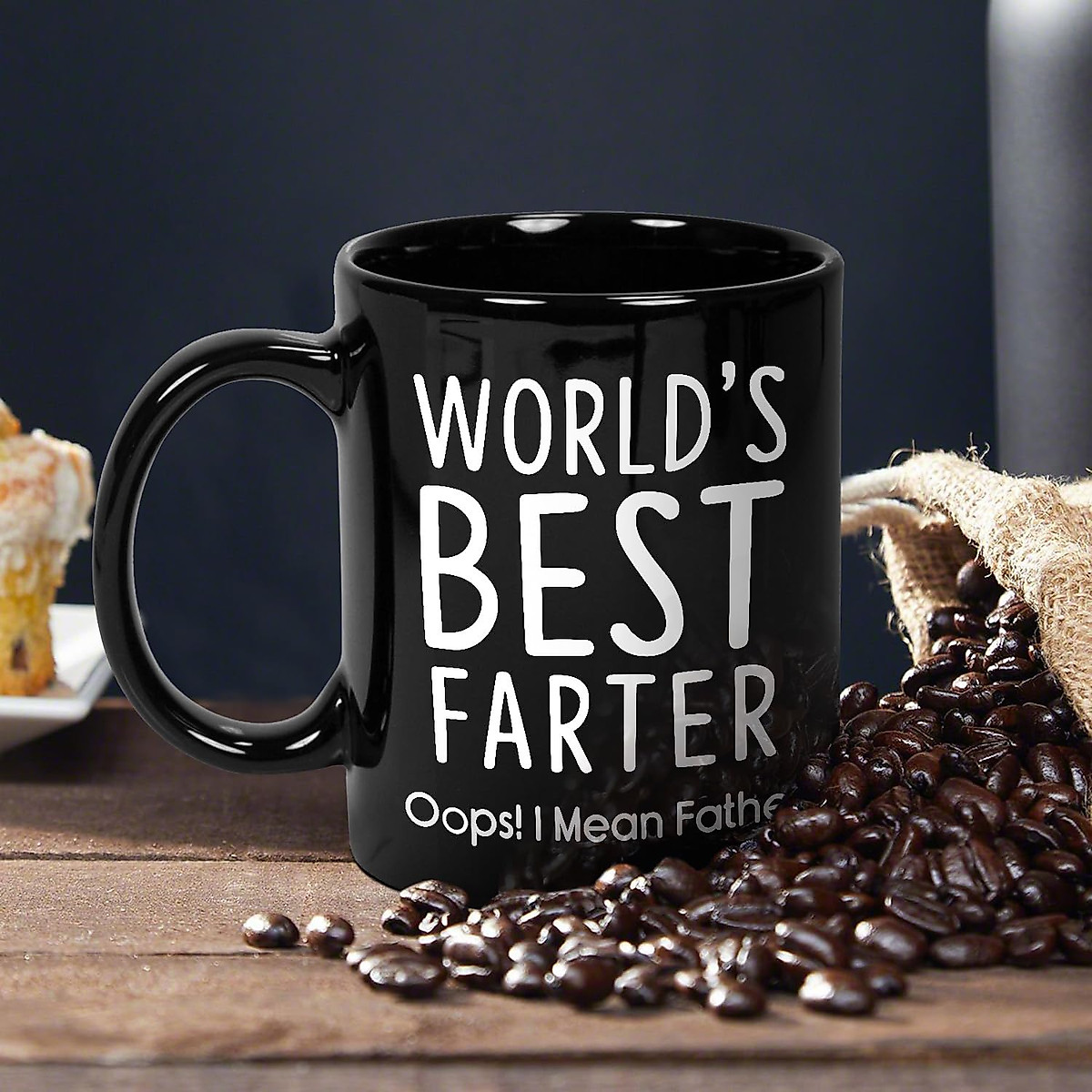 Dad Birthday Gifts From Daughter Dad Gifts From Son 11oz Best Dad Coffee Mug Funny Happy Bday Christmas Holiday Presents For Father Dad In Law Bonus Dad Step Dad Men Black Cup Gift