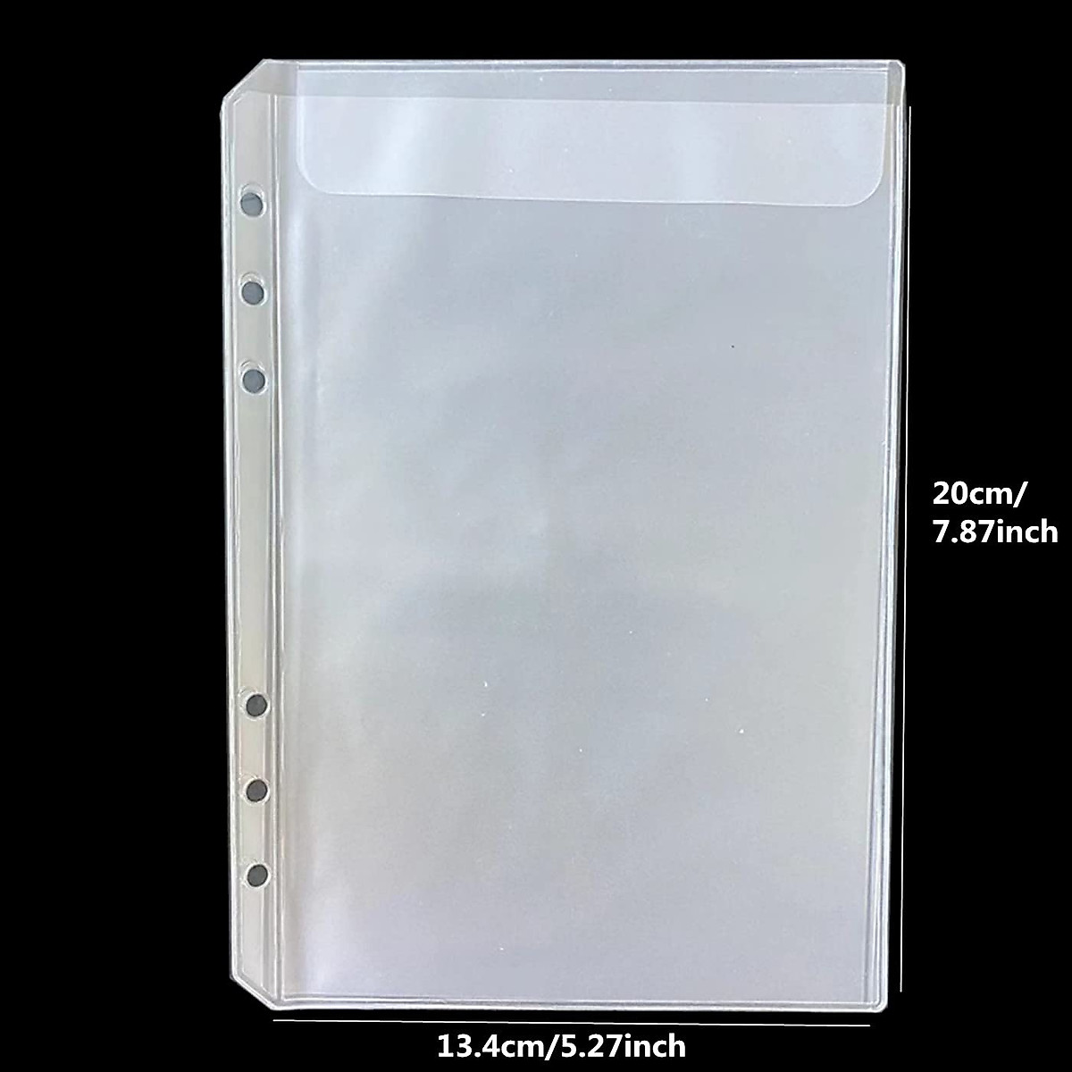 Arbuya Cutting Dies Storage Binders Stencil Storage Folders Scrapbooking Cutting Die Organizer Sticker Storage Transparent Bags (Folder Including 10pages)