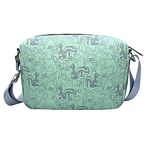 Buckle Down Disney Bag, Crossbody, Bambi Thumper and Flower, Vegan Leather