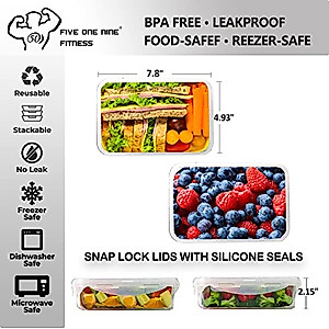 519 Fitness Meal Prep Backpack,Insulated Cooler Lunch Backpack with Computer Compartment,Hiking Picnic Cooler Rucksack for Men and Women,3 Meal Containers,2 Ice Packs and Protein Shaker(Grey)