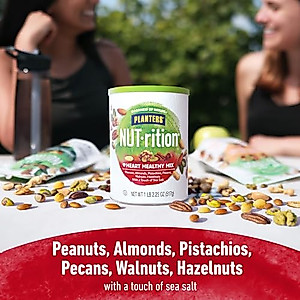 PLANTERS NUT-rition Heart Healthy Nut Mix, Snack Mix, 18.25 Oz