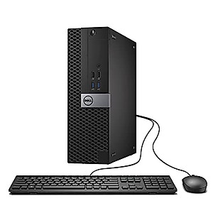 Dell Optiplex 7040 Business SFF Computer Small Tower PC (Intel Core i5-6500, 16GB Ram, 256GB SSD, DVD-RW, WiFi) Win 10 Pro (Renewed)