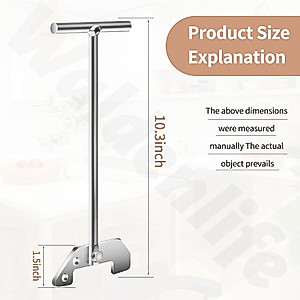 Garbage Disposer Unjamming Wrench Compatible With all Waste King & Moen Garbage Disposals Used to Remove any Blockage or Debris Above The Sink Silver