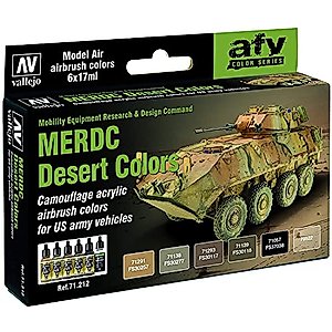 Vallejo Model Air Set - US MERDC Desert Colors