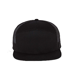 Richardson - Seven-Panel Trucker Cap - 168 | One Size | Black