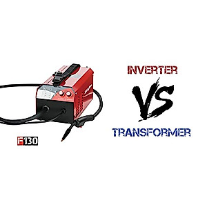 KICKINGHORSE F130 CSA/US Certified Flux Core Gasless MIG Welder 120V 130A Highest Efficiency 40K Hz IGBT Inverter. Full-Metal Body - Ideal for Beginners, Home Maintenance/Renovation and Auto Repair