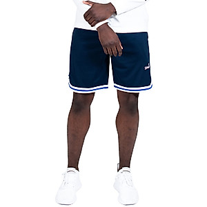 Spalding Men's Birdseye Mesh Basketball Short, Navy Blazer, XL