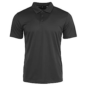 adidas Men's Climalite Grind Polo (Black, 3X-Large)