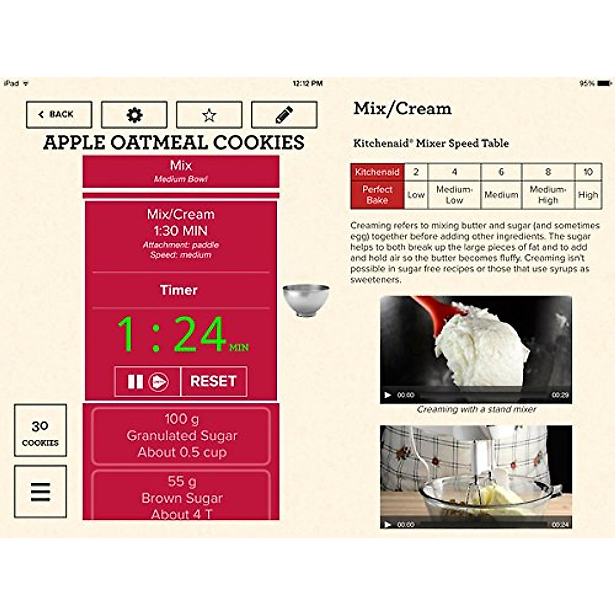 Perfect Company Bake 1.0 Smart Scale and Recipe App Kitchen Tool, White (Discontinued by Manufacturer)