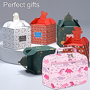 Kids Lunch Box Boys Girls Insulated Lunch Cooler Bag Reusable Lunch Tote Kit for School Travel Dinosaur Pink