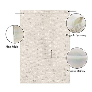 It's a Girl Flamingo Graden Flag, Stork Garden Flag, Bird Flag Burlap Vertical 12.5 X 18 Double Sided Small Flags for Home Yard Indoor Outdoor Decoration