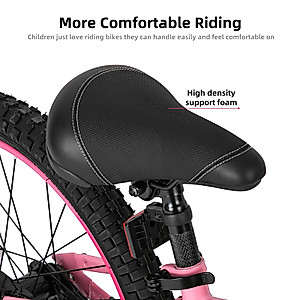 JOYSTAR 20 Inch Girls Bike with Training Wheels for 7-12 Years Old Children 20" Kids Bikes Kids Mountain Bicycle for Early Rider Kids' Bicycles Pink