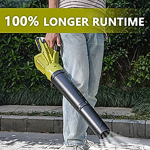 SEYVUM 20V Lithium Battery - 2.0Ah Li-ion Battery Packs for DCBL2006 Cordless Leaf Blower, Long Life Battery Work DCBL2006 Cordless Leaf Blower