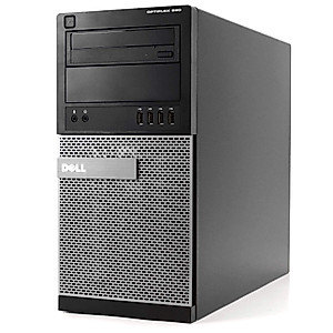 Dell Optiplex 990 Desktop Computer (Intel Quad-Core i7-2600 up to 3.4GHz, 16GB RAM, 2TB HDD, WiFi, VGA, DisplayPort, (Tower w/ HDMI), Windows 10 Professional - (Renewed)