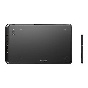 XPPen 8X5 Inch Graphics Drawing Tablet Star05 V2 Wireless 2.4G Digital Drawing Tablet with 8192 Pressure Battery-Free Stylus & Touch Hot Keys Compatible with Window/Mac