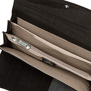 Kipling Women's Money Land, RFID Anti-Hacker Technology, Nylon Snap Wallet, Black Noir, One Size