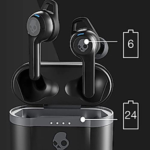 Skullcandy Indy XT Evo True Wireless Earbuds, Bluetooth in-Ear Headphones (Black)