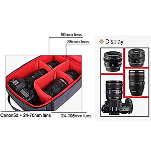 G-raphy Camera Bag Camera Cube DSLR SLR Mirroless Protection Bag for Cameras (Nikon,Sony Olympus,Canon,Kodak,Fujifilm,Panasonic etc, Lenses,and Other Accessories