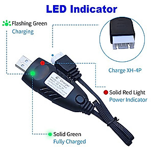 funkawa Shockli Water Bead Gel Ball Blaster 11.1V 2000mAh Rechargeable Battery with Charging Cable, Replacement Battery for Airsoft Gel Ball Blaster(1-Pack)