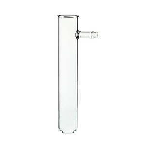 EISCO Test Tubes with Side Arm, Pack of 10, 6" (150mm) x 1" (24mm) Diameter, Borosilicate Glass 3.3