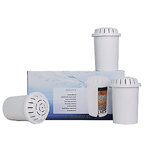 F004 REPLACEMENT FILTER - for Life Ionizer Glass Pitcher of Life - Alkaline Water Filter Cartridge - Pack of 3