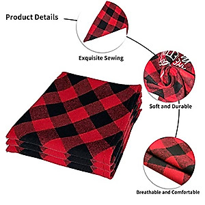 4. Hujiao-Zi My Humans are Getting Wedding Married,Red Plaid Dog Scarf, Dog Bandana，Wedding Dog Bandana, Wedding Photo Prop,Pet Dog Lovers Gifts