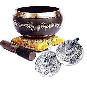 Singing Bowl and Tingsha Combo
