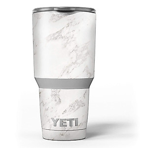 Design Skinz Slate Marble Surface V4 - Skin Decal Vinyl Wrap Kit Compatible with The Yeti Rambler Cooler Tumbler Cups