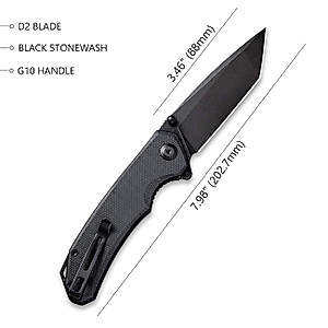 CIVIVI Brazen Tanto Blade Bundled Baklash, Great EDC Knife Set