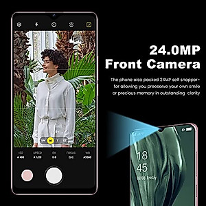 Unlocked Smartphones, 5G Android Smart Phone HD Full Screen Phone, Dual SIM Unlocked Cell Phone, 2+16G RAM, Long Battery Life, 6.53-inch Water Drop Screen Touch Screen Mobile Cell Phone (White)