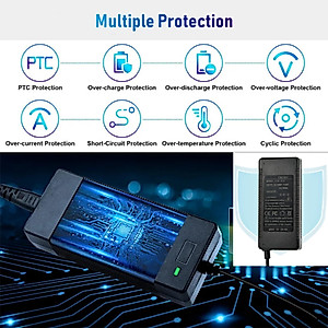 [Verified Fit] 36 Volt 1.5 Amp 3-Pin Quick Charger for Razor MX500 MX650 SX500 RSF650 Dirt Quad 500, Schwinn S600 S1000 ST1000, GT GT750, Mongoose M750, IZIP I600 I750, Super Turbo 800 1000 Elite