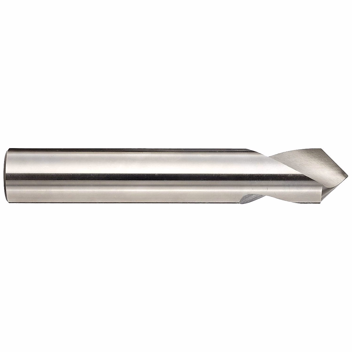 YG-1 High Speed Steel NC Spotting Drill Bit, Uncoated (Bright), Straight Shank, Slow Spiral, 90 Degree, 3/4" Diameter x 5-5/32" Length (Pack of 1)