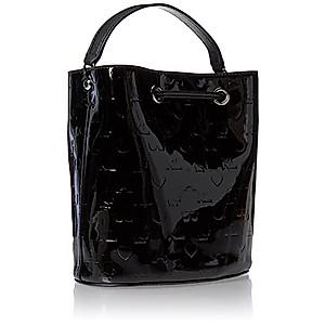 Karl Lagerfeld Paris womens Maybelle Camera Crossbody Cross Body, Black Maybelle, One Size US