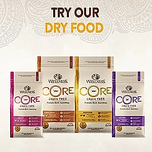 Wellness CORE Grain-Free Wet Cat Food, Natural Canned Food for Cats, (Indoor, Chicken, 3 oz Cans, Pack of 12)