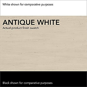 Bush Furniture Fairview 5 Shelf Bookcase in Antique White