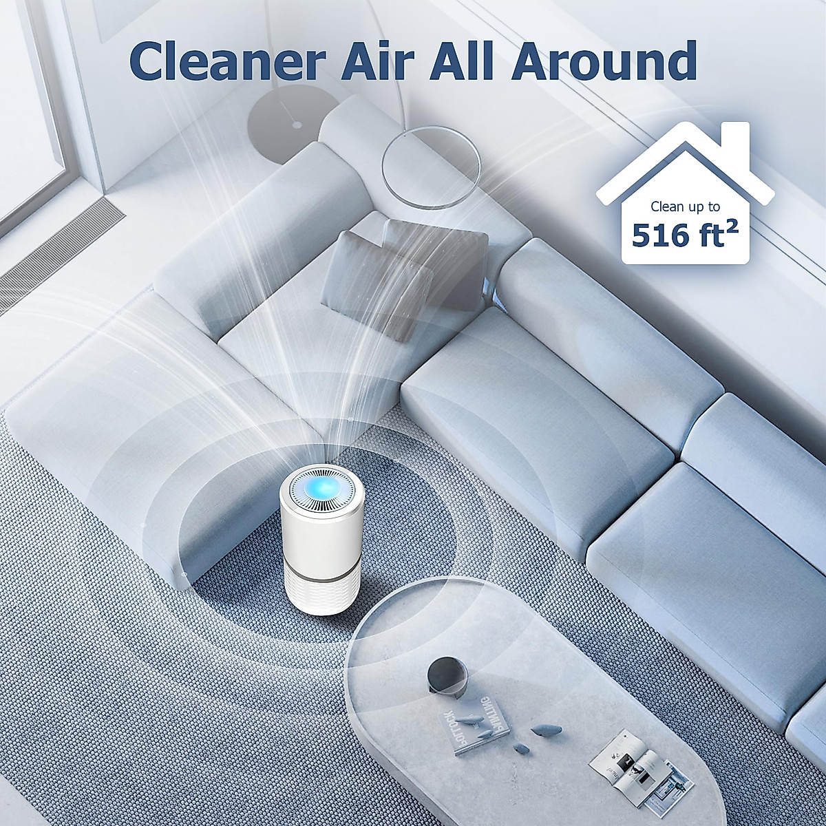 LV-H132 Replacement Filter Compatible for LEVOIT LV-H132 Air Puifier, 3-in-1 Pre, H13 True HEPA, Activated Carbon Filtration System, Replace Part LV-H132-RF, Pack of 2