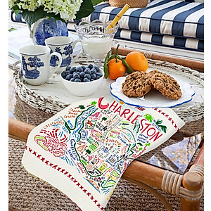 Catstudio Charleston Dish & Hand Towel | Great for Kitchen, Bar, & Bathroom