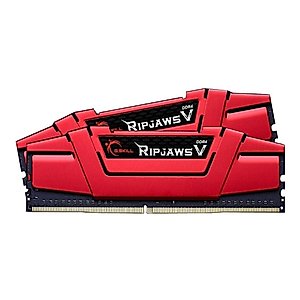 G.SKILL 16GB (2 x 8GB) Ripjaws V Series PC4-21300 2666MHz 288-Pin Desktop Memory Model F4-2666C19D-16GVR