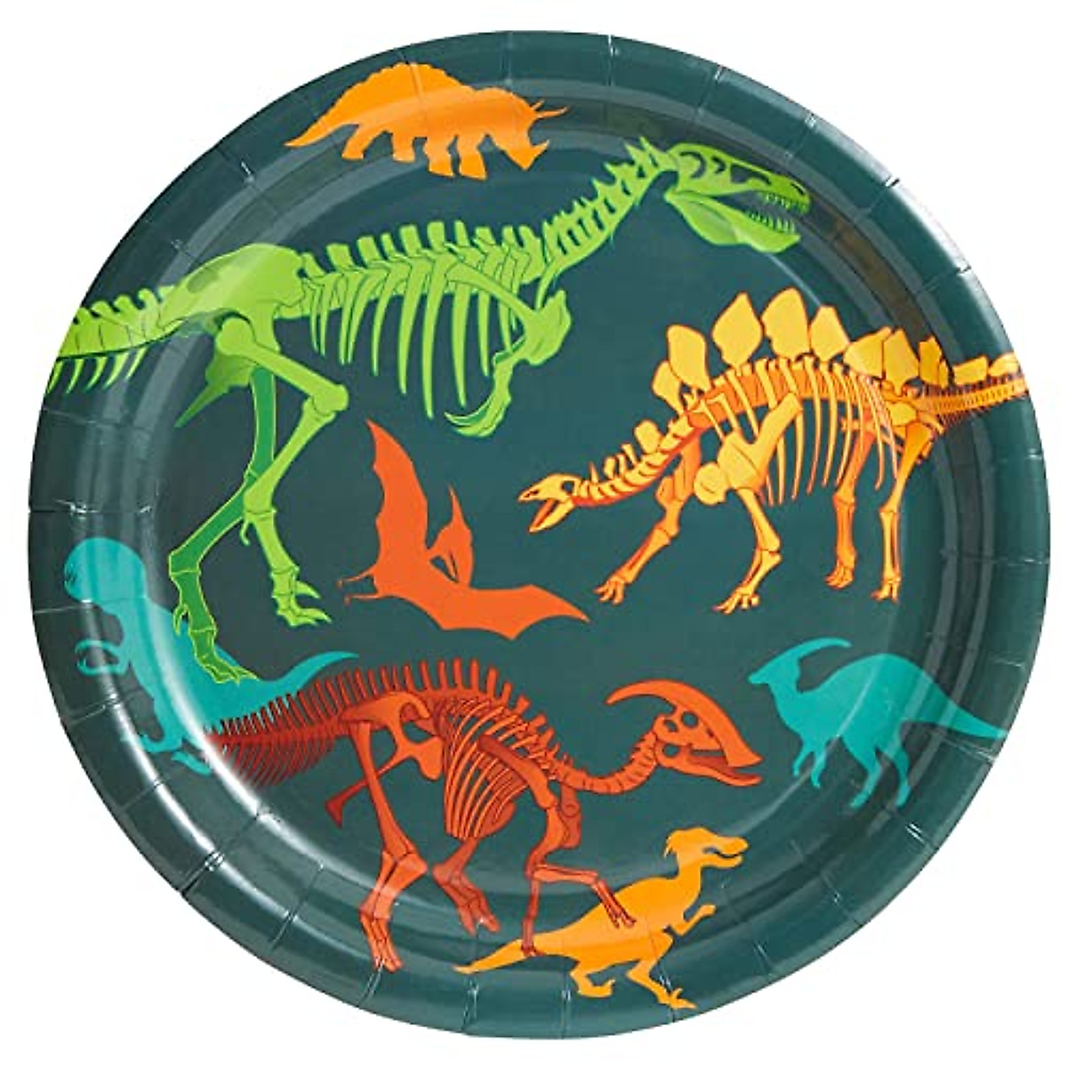 144 Piece Rawr Dinosaur Birthday Party Supplies, Dino Dinnerware Set with Plates, Napkins, Cups, and Cutlery (24 Guests)