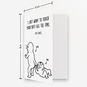 OJsensai Anniversary Card for Couple， Birthday Gift for Boyfriend Girlfriend, Valentines Day Gifts for Her Him, Happy Birthday Card for Husband Wife