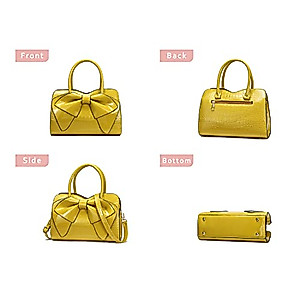 JHVYF Satchel Purses and Handbags for Women Shoulder Tote Bags Yellow K025