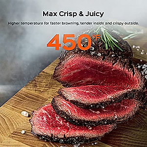 Dreo Air Fryer - 100℉ to 450℉, 4 Quart Hot Oven Cooker with 50 Recipes, 9 Cooking Functions on Easy Touch Screen, Preheat, Shake Reminder, 9-in-1 Digital Airfryer, Black, 4L (DR-KAF002)