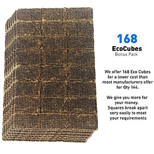 EasyGo Product Eco Cubes - Fire Starter Squares - Great Lighter for Chimney, Charcoal Grill, Fireplace, Campfire, Pellet