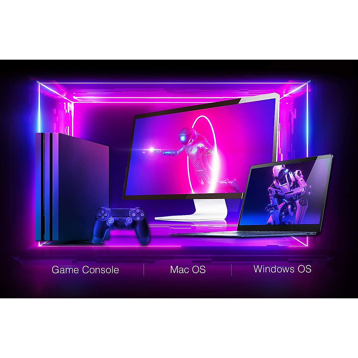 ADATA RGB SE770G 512GB USB3.2 Type-C Fast Transfer Gaming and Personal External SSD (ASE770G-512GU32G2-CBK)