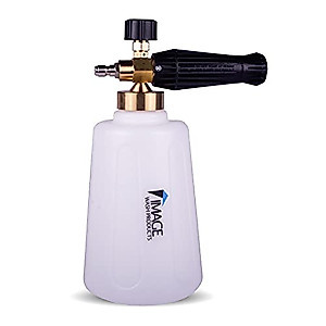 Image Wash Products Snow Foam Cannon for Pressure Washers - Wide Base - 40oz Canister - Detailer's Choice for Touchless Wash - Car/Truck/RV/Boat Foam Gun – Best Tool for Washing Your Car or Truck