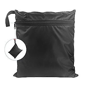 VANSHEIM Outdoor Swing Cover 3 Triple Seater Hammock Cover Garden Swing Covers for 3 Seater Waterproof Windproof Anti-UV Heavy Duty Oxford Fabric Patio Furniture Cover 84.6"x49.2"x66.9"