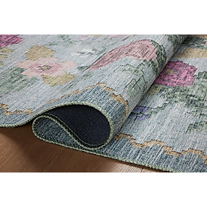 Loloi Rifle Paper Co. x Rosa Sky 7'-6" x 9'-6" Area Rug