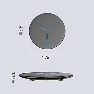 Color Rokk[2-Pack] Wireless Phone Charger,15W Fast Charging pad for iPhone 16/16plus/16pro Max/15 14/13/12/11/X,Google Pixel 9/Pixel 9 Pro/8/7/6,Samsung Galaxy S24 Ultra/S23/S22(No AC Adapter)