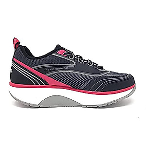 JOYA ID Zoom II Women's Black/Pink Textile Walking 8 US