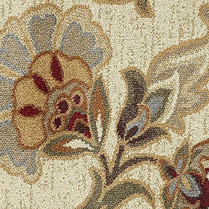 Fairfield Beige Modern Large 8ft Round Rug - Area Rug - Indoor Area Rugs for Living Room - Dining Room Rug - Bedroom Rug - Kitchen Rug - Entryway Rug Contemporary Carpet - Alfombras para Salas